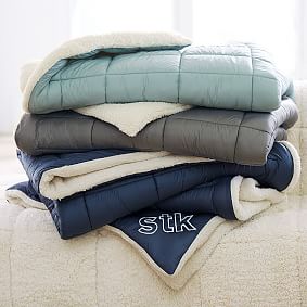 Polar Puff Boy's Throw Blanket | Pottery Barn Teen