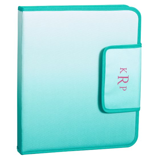 Pool Ombre Binder For School | Pottery Barn Teen