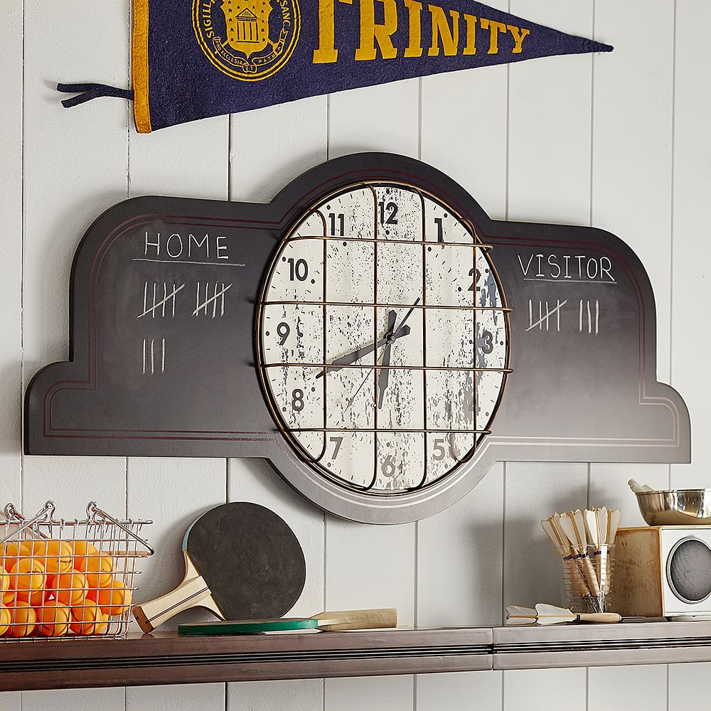 Scoreboard Wall Clock | Teen Decor Sale | Pottery Barn Teen