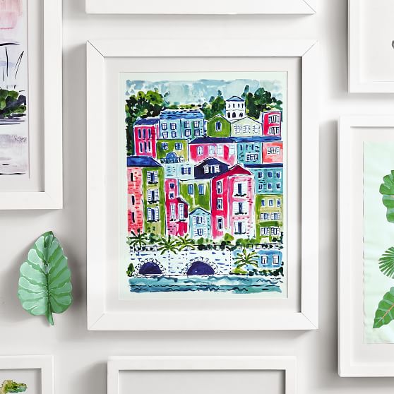 Framed Gallery Art By Evelyn Henson, Italian Scene | Wall Prints ...