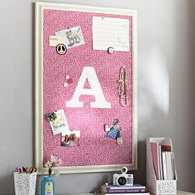 Mini Dot Framed Pinboard – Pink Magenta | Wall Organizers | Pottery ...
