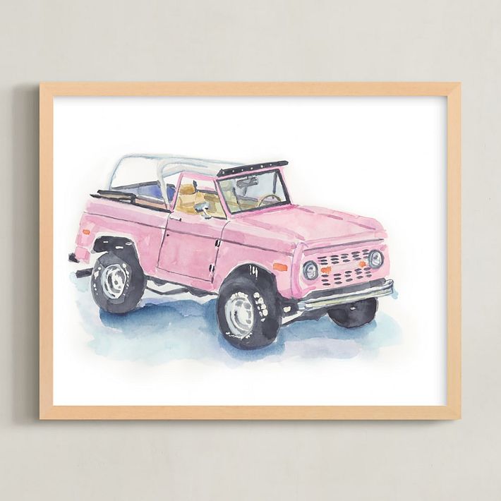 Minted® Classic Vroom 3 Wall Art by Stacey Brod | Pottery Barn Teen