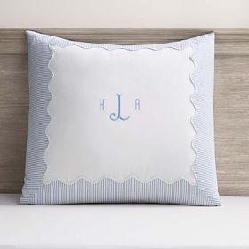 Bea Scallop Euro Pillow - Chic Cotton Decorative Pillow | Pottery Barn Teen