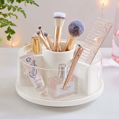 Wood & Acrylic Storage Spinner | Pottery Barn Teen