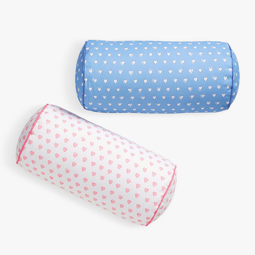 Roller Rabbit Heart Bolster Pillow | Pottery Barn Teen