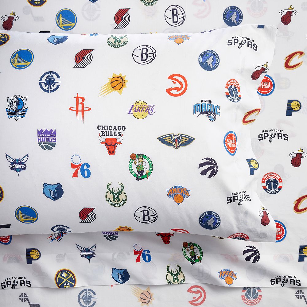 NBA All Teams Sheet Set | Pottery Barn Teen