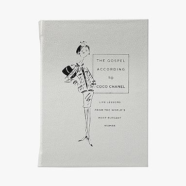 The Gospel According to Coco Chanel Leather-Bound Book | Pottery Barn Teen