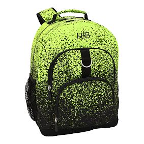 Gear-Up Spray Ombre Neon Yellow Backpacks | Pottery Barn Teen