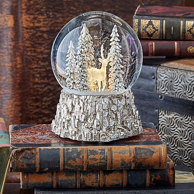 Harry Potter Patronus Snow Globe Magical Holiday Decor Pottery Barn Teen