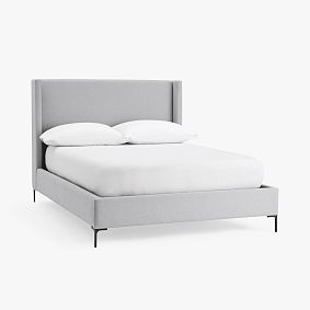 Jake Upholstered Bed | Pottery Barn Teen