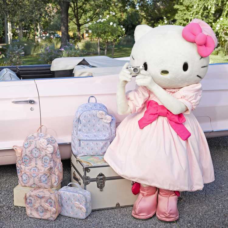 Hello Kitty® Colby Pinstripe Backpack | Pottery Barn Teen