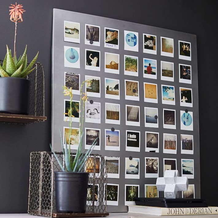 Galvanized Magnet Board Wall Organizers Pottery Barn Teen