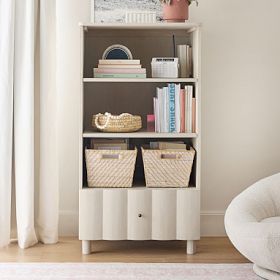 Fluted Bookcase (28") | Pottery Barn Teen