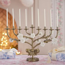 Loveshackfancy Menorah - Elegant Hanukkah Centerpiece | Pottery Barn Teen