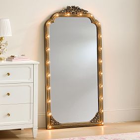 LoveShackFancy Marquee Floor Mirror (30"x59") | Pottery Barn Teen