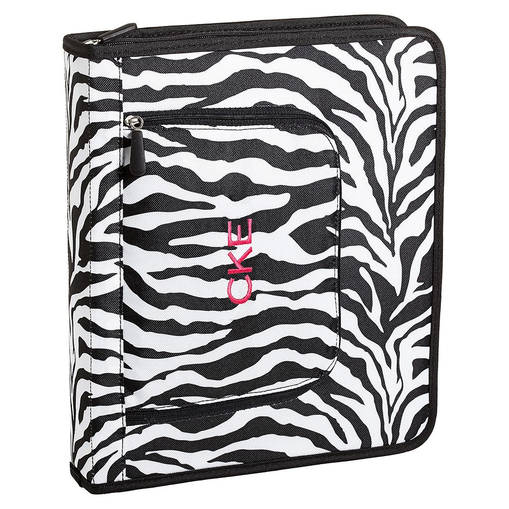 Black Zebra Binder For School | Pottery Barn Teen