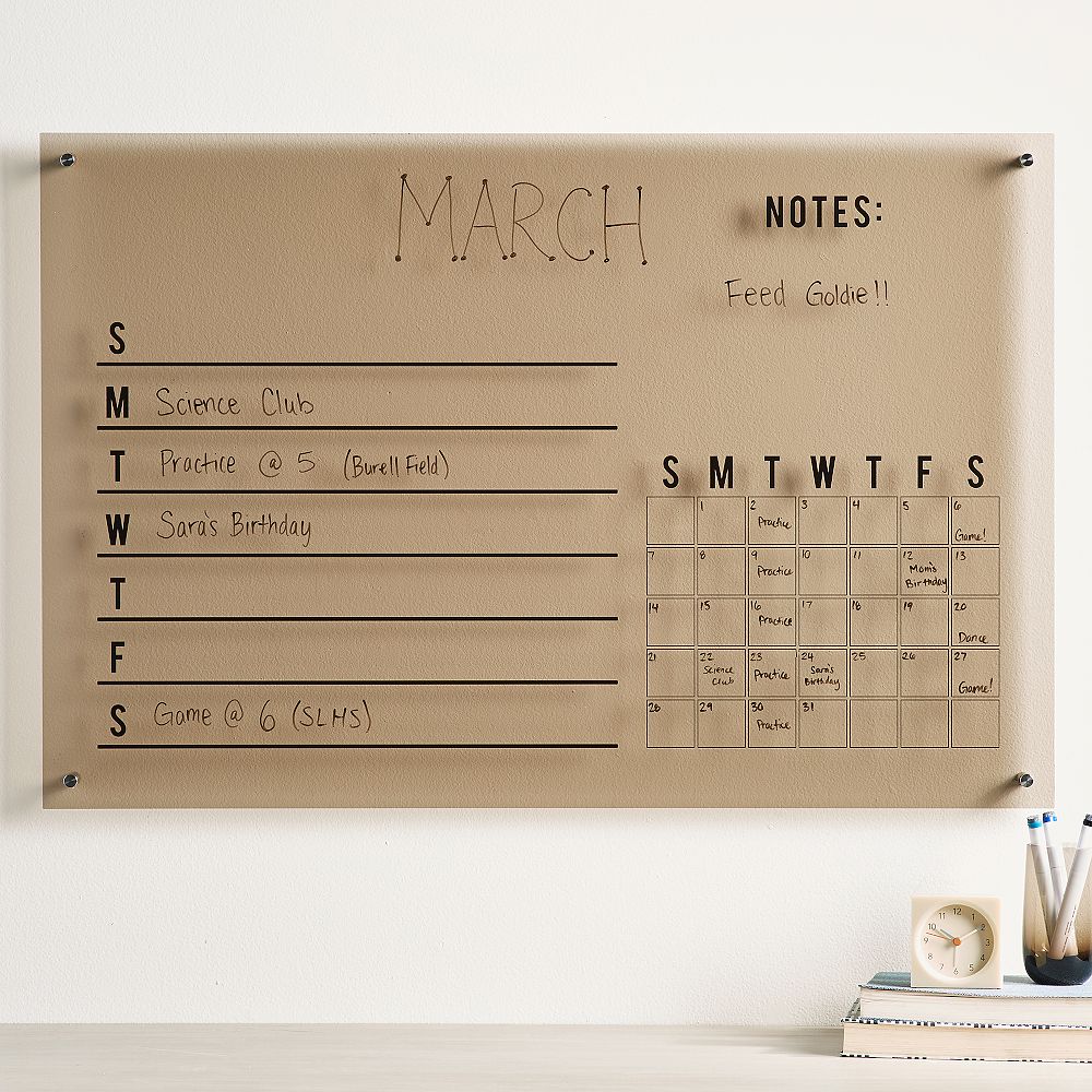 Acrylic Wall Planner | Wall Organizers | Pottery Barn Teen