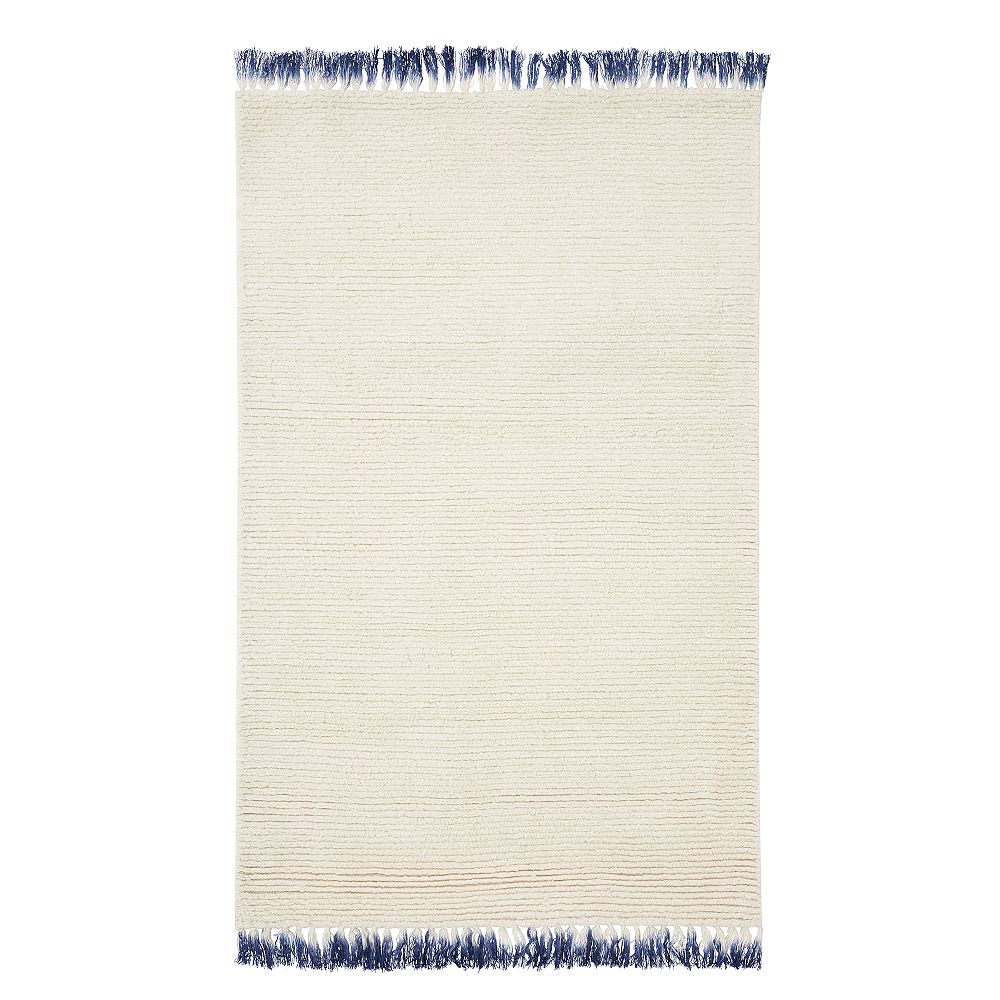 Blue Dip Dye Tassel Rug | Teen Rug | Pottery Barn Teen
