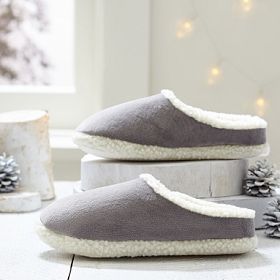 Sherpa Pop Teen Slippers - Gray | Pottery Barn Teen