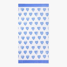Roller Rabbit Hearts Beach Towel UPF 50+ | Pottery Barn Teen
