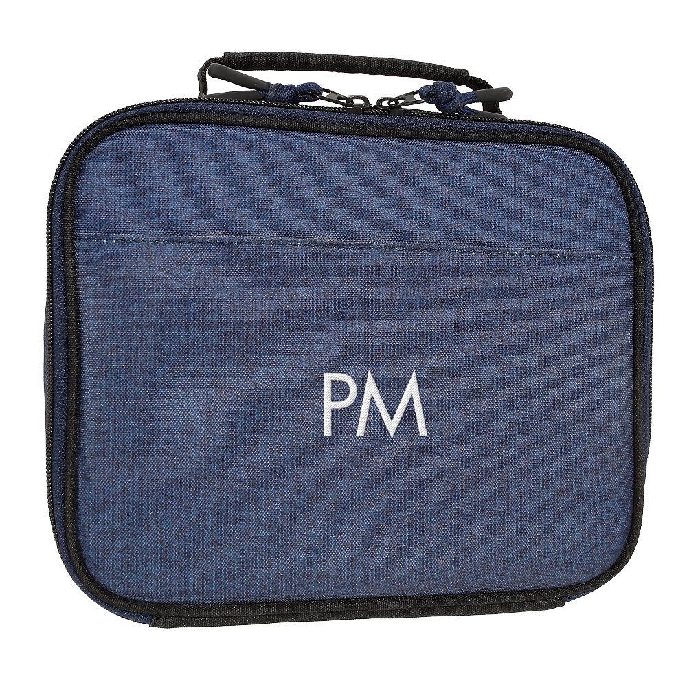 Heathered Navy Cold Pack Lunch Box | Pottery Barn Teen