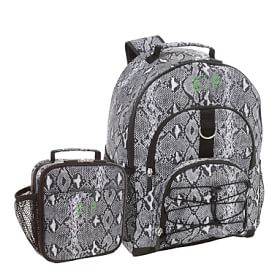 Gear-Up Snake Skin Backpack & Classic Lunch Box Bundle, Set of 2 ...