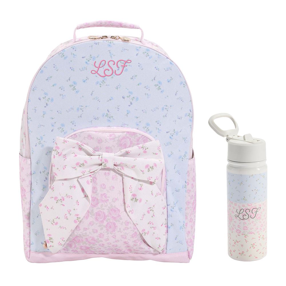 Gear-Up LoveShackFancy Prairie Bow Backpack & Water Bottle Bundle ...