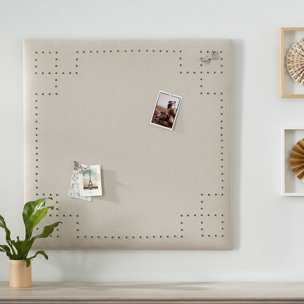 Square Nailhead Pinboard | Wall Organizers | Pottery Barn Teen