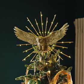Harry Potter™ Hedwig™ Light-Up Tree Topper | Pottery Barn Teen
