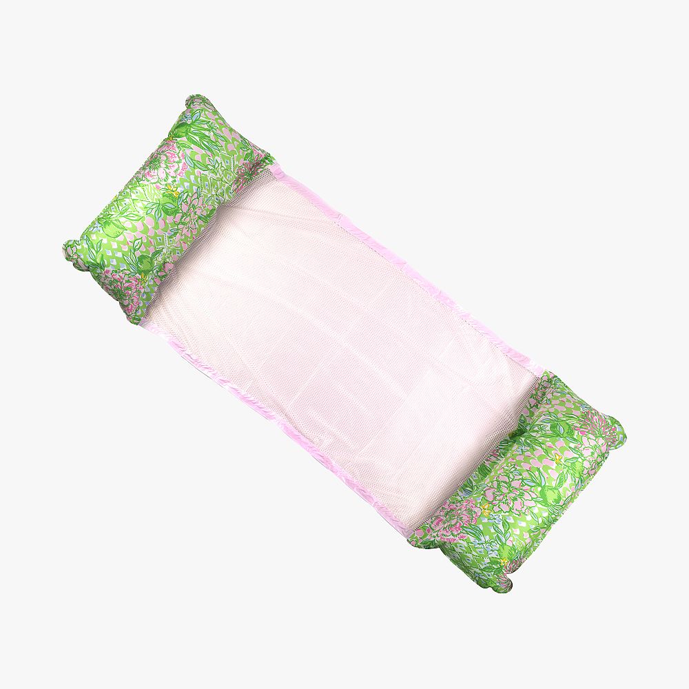Lilly Pulitzer Lime Feeling Good Pool Float Hammock | Pottery Barn Teen