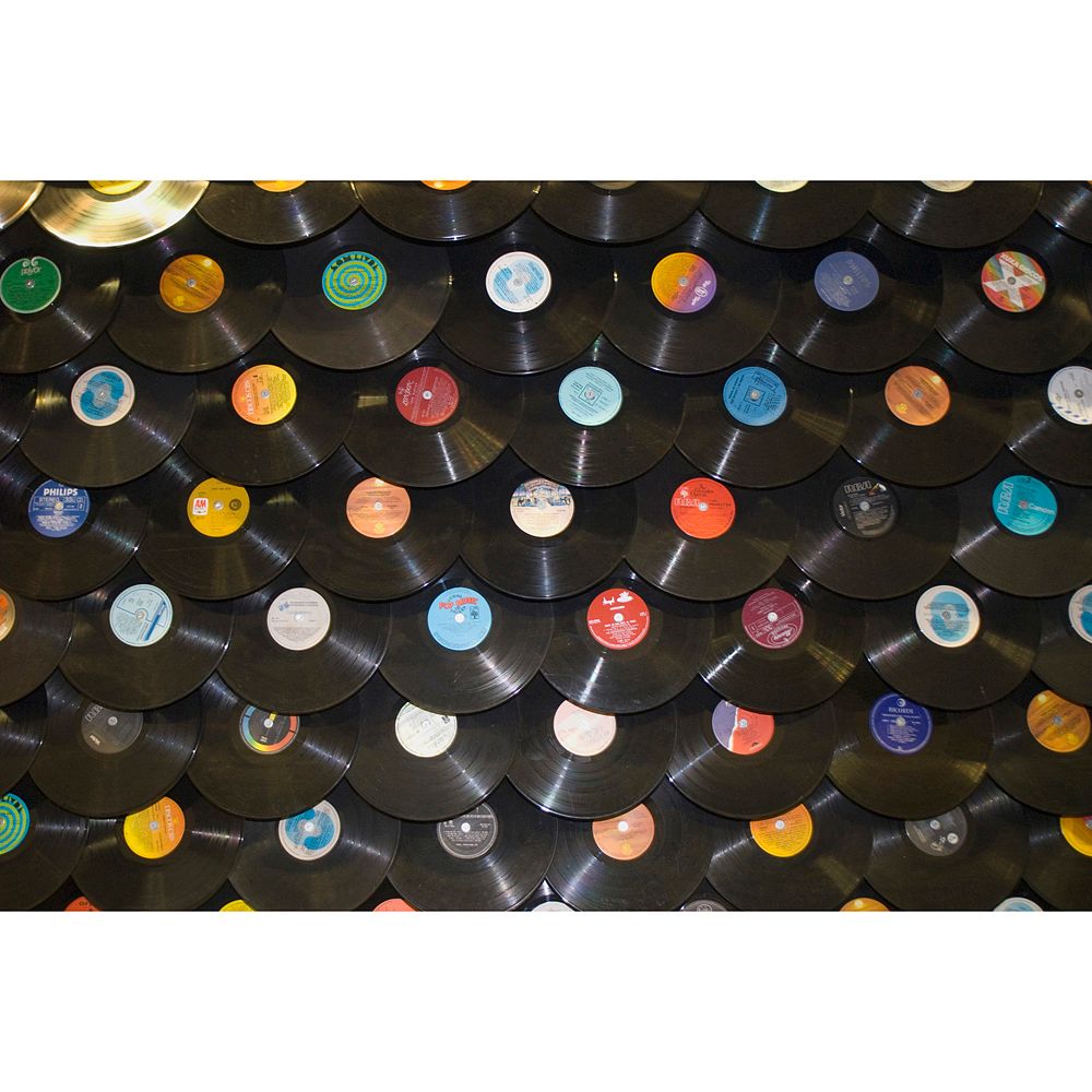 Records Wall Mural | Wall Decor | Pottery Barn Teen