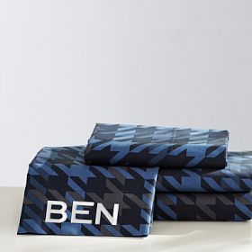 Houndstooth Boys Sheet Set | Sale | Pottery Barn Teen