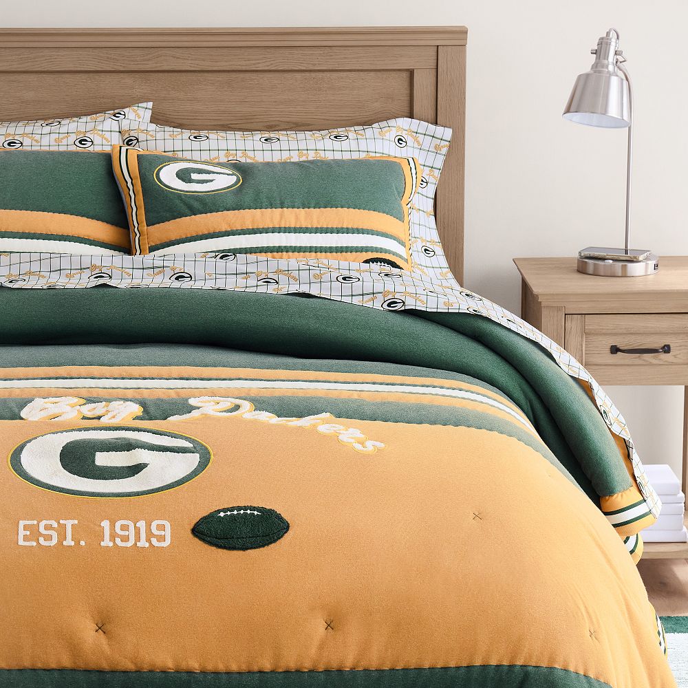 NFL Green Bay Packers Quilt | Pottery Barn Teen