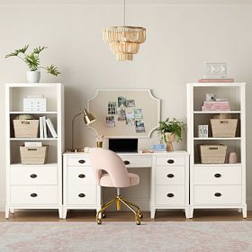 Maisie Smart Storage Desk & Bookcase Set (111.5") | Pottery Barn Teen