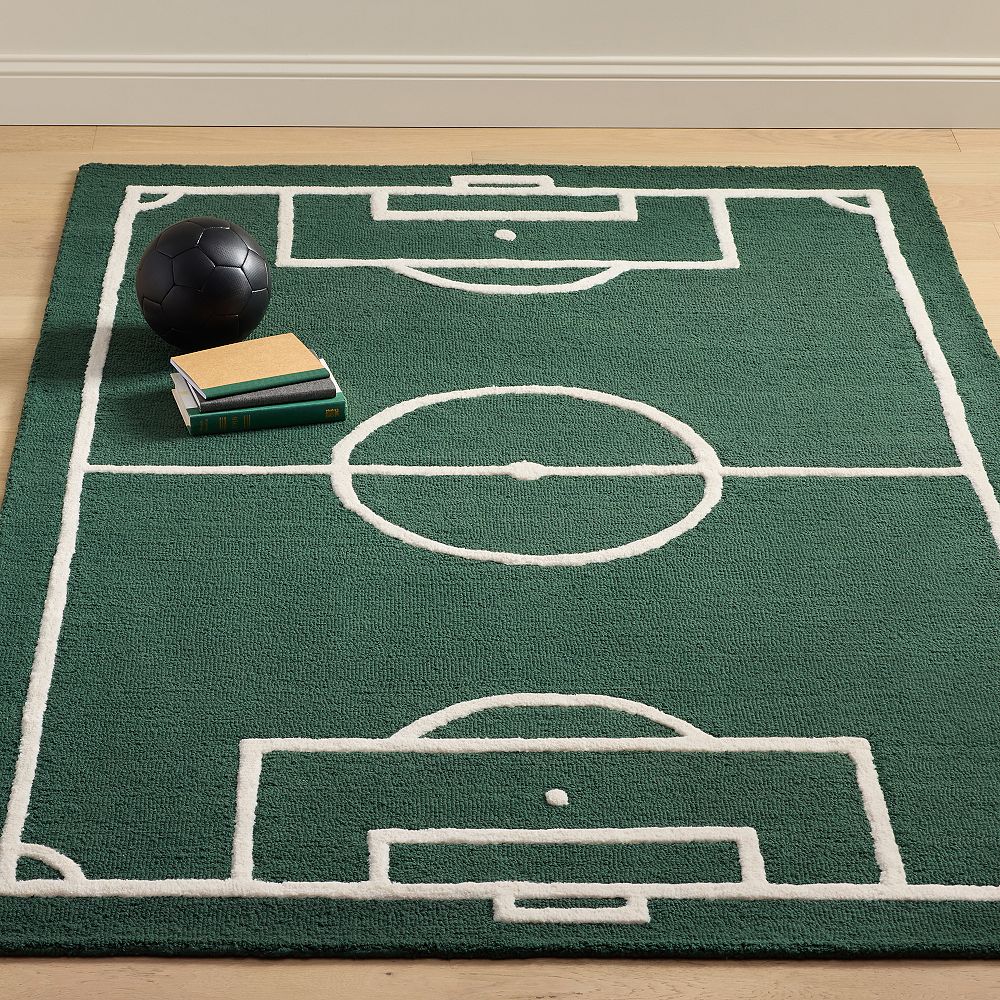 Goal Rug: Soccer Field Design | Pottery Barn Teen