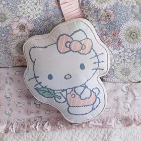 Hello Kitty® Needlepoint Pillow | Pottery Barn Teen