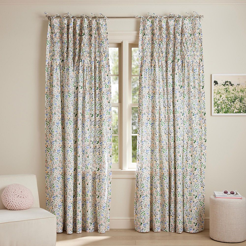 Rifle Paper Co. Bramble Curtain | Pottery Barn Teen